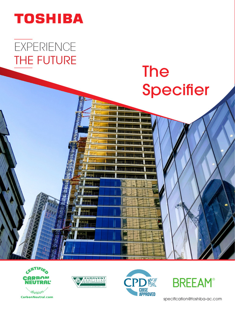 Specifier Brochure | PDF | Air Conditioning | Thermodynamics