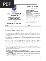 Mat PP1 Kcse 2025 Top Prediction Cycles | PDF | Area