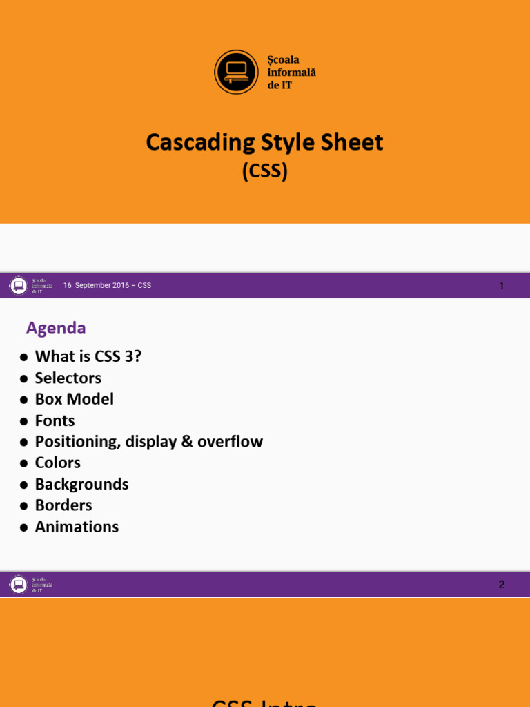 Cascading Style Sheet 16 September 2016 Css Pdf Typography Text