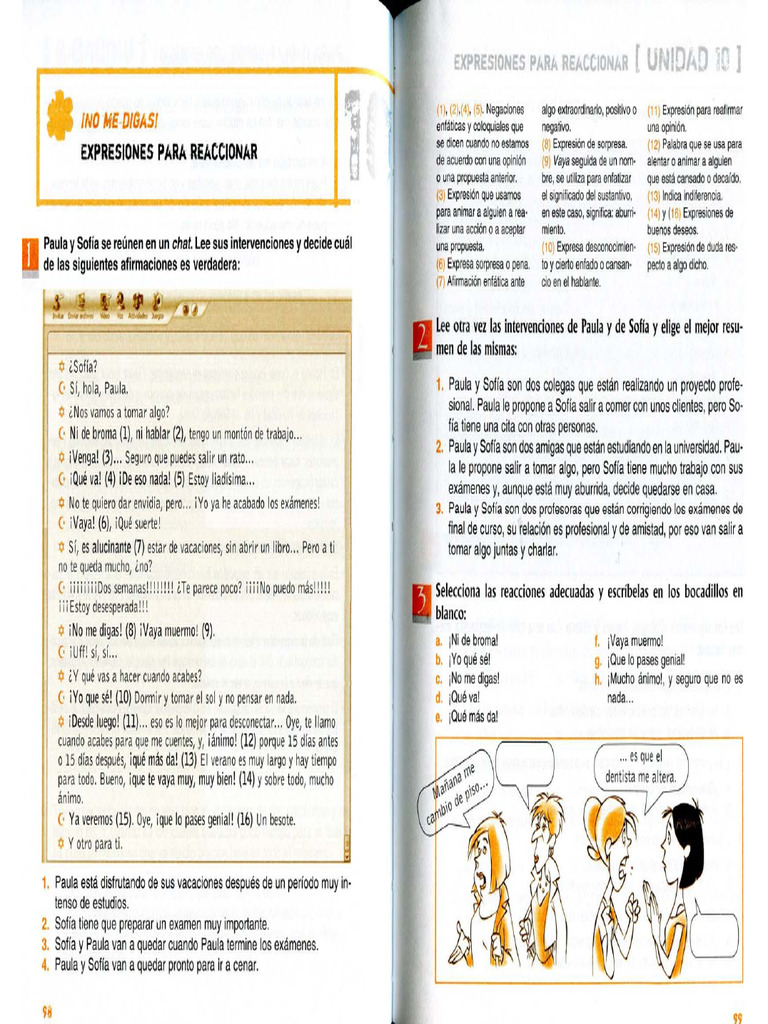 Expresiones Tema 10 | PDF