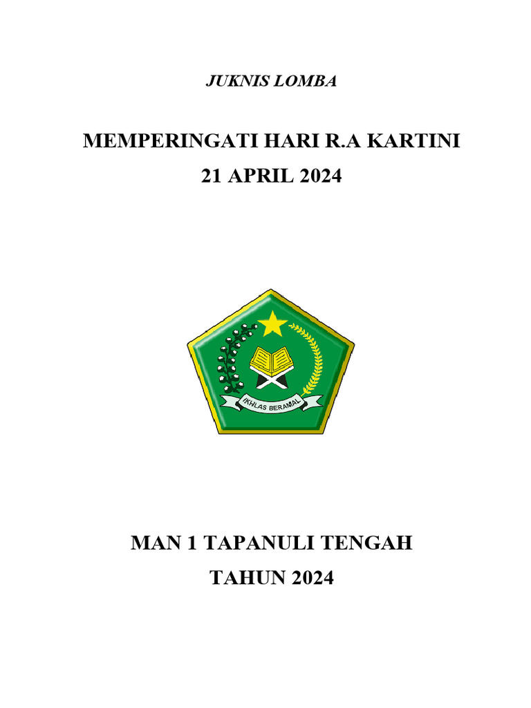 Juknis Lomba PERINGATAN HARI RA KARTINI 2024 | PDF | Gaya Hidup