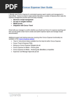 Concur Expense Reporting Guide 2024 | PDF | American Express | Expense