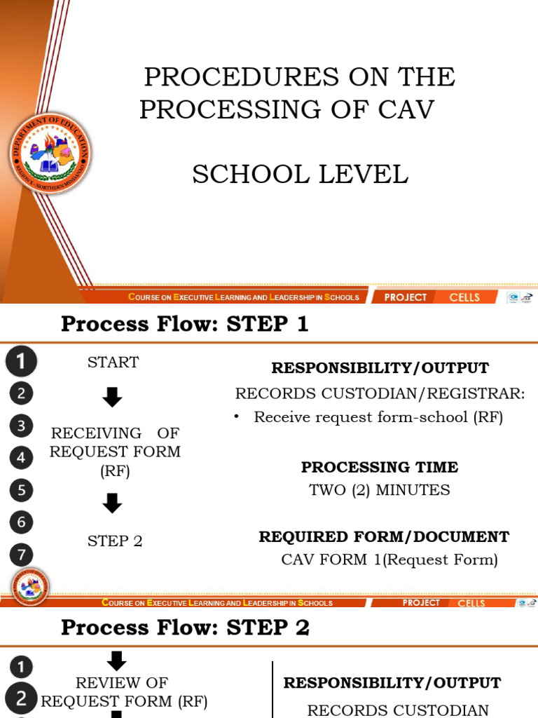 CAV Process Flow | PDF