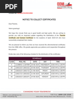 Sample TRF For 2023 | PDF