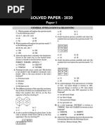 Class 9 Imo 4 Years Sample Paper | PDF | Area | Mathematics