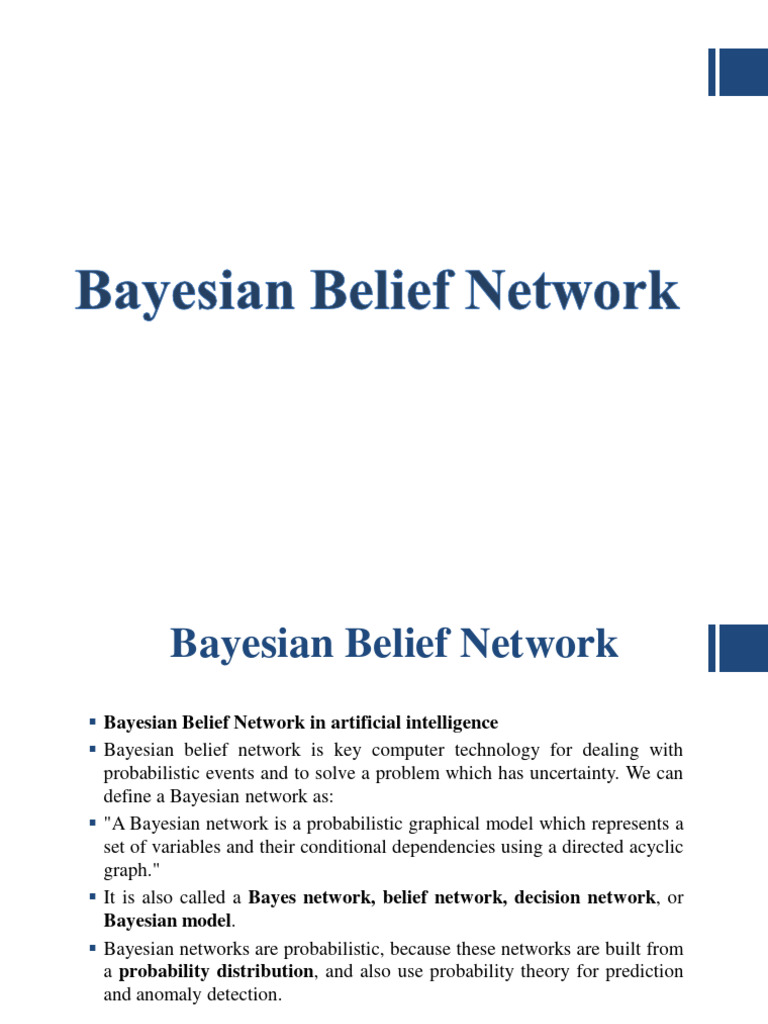 Bayesian Belief Network | PDF | Bayesian Network | Graph Theory
