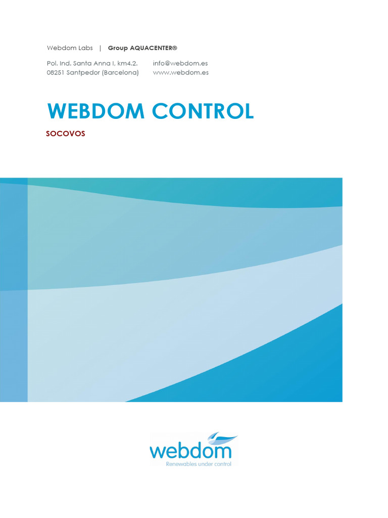 Webdom Control Unit - UserManual | PDF | Ciencias de la Computación ...