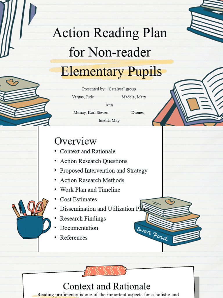ACTION READING PLAN FOR NONREADERS - Presentation | PDF | Phonics ...