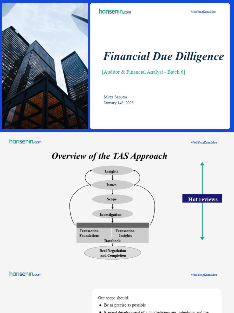 Session 19 - Financial Due Diligence | PDF | Deferral | Revenue