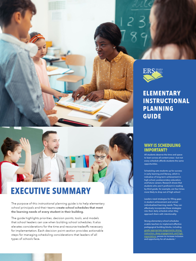 Elementary Instructional Planning Guide | PDF | Teachers ...
