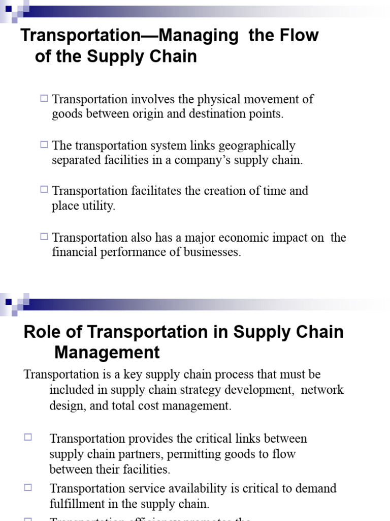 Transportation Management | PDF | Cargo | Transport
