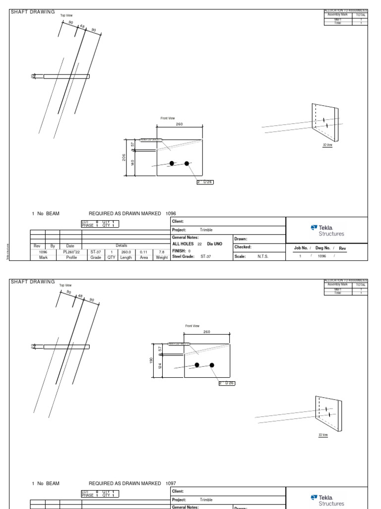 S P Main Plates | PDF | Building Information Modeling