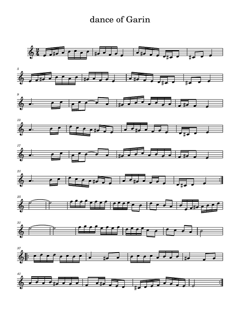 Garin Dance Performance Analysis | PDF