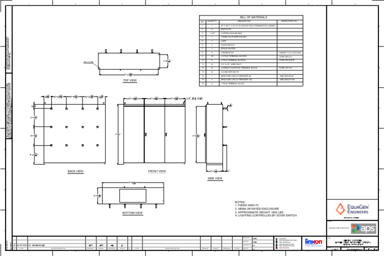 Aps Marshalling Box-Ga 1 | PDF | Switch | Building Engineering