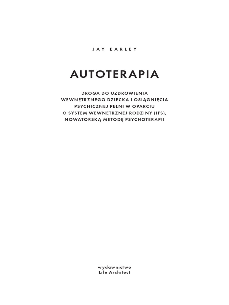 Autoterapia Jay Earley I Rozdzial | PDF