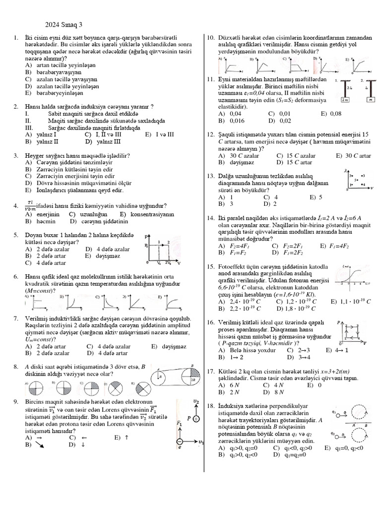 2024 Sınaq 3 OTK | PDF