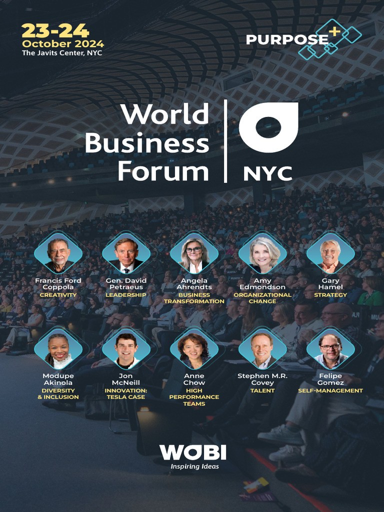 WBF NYC 2024 Brochure en | PDF | Innovation | Leadership
