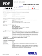 Safety Data Sheet for Hempadur Quattro Base | PDF | Safety | Toxicology