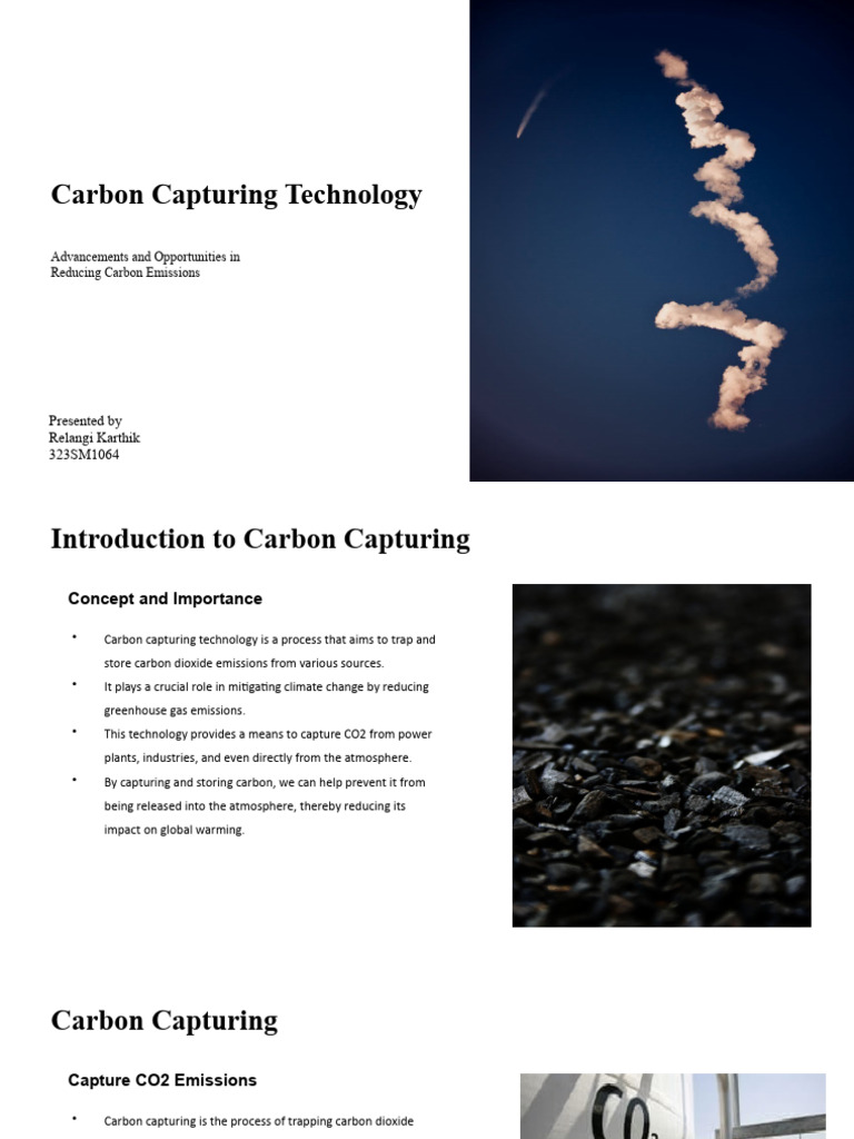 Relangi Karthik TIM | PDF | Carbon Capture And Storage | Climate Change ...