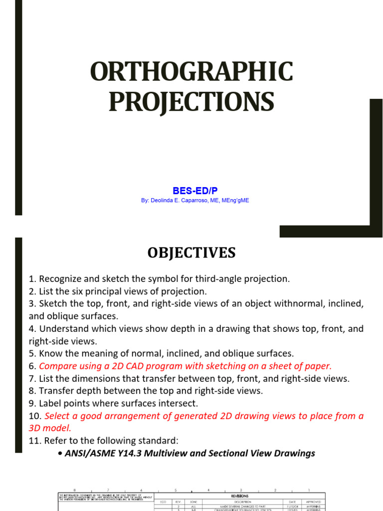 Orthographic Projections With Laboratory Exercises-1102 | PDF ...