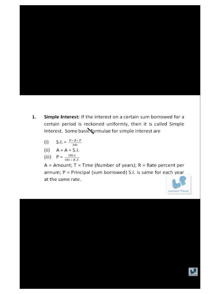 Simple & Compound interest | PDF