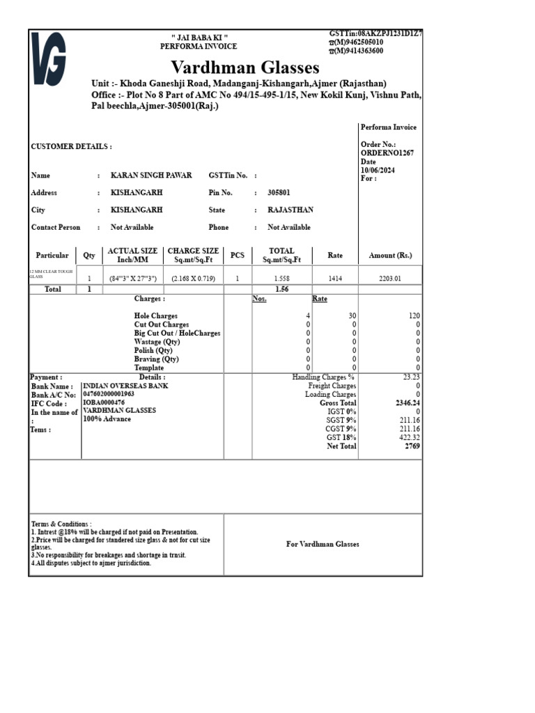 Karan Singh Pawar 1267 | PDF | Payments