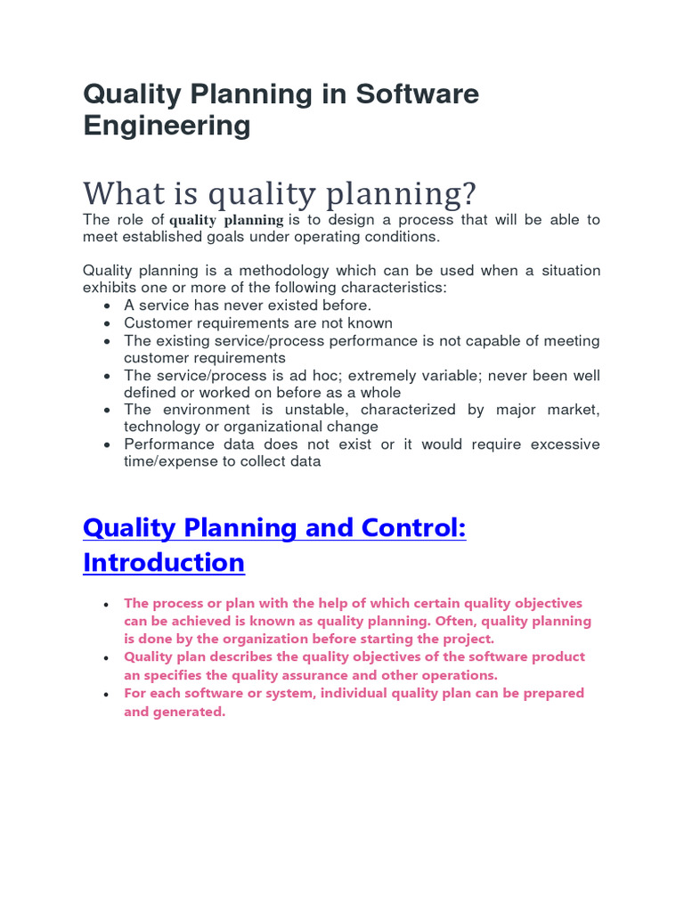 SQE Unit 2 New Topics | PDF | Software Testing | Software Quality
