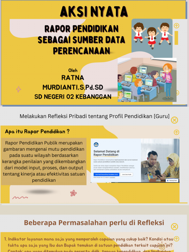 _ AKSI NYATA RAPOR PENDIDIKAN RATNA MURDIANTI | PDF