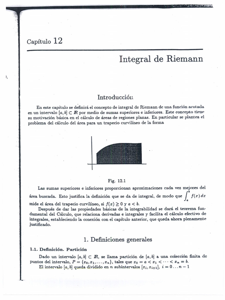 La Integral de Riemann | PDF