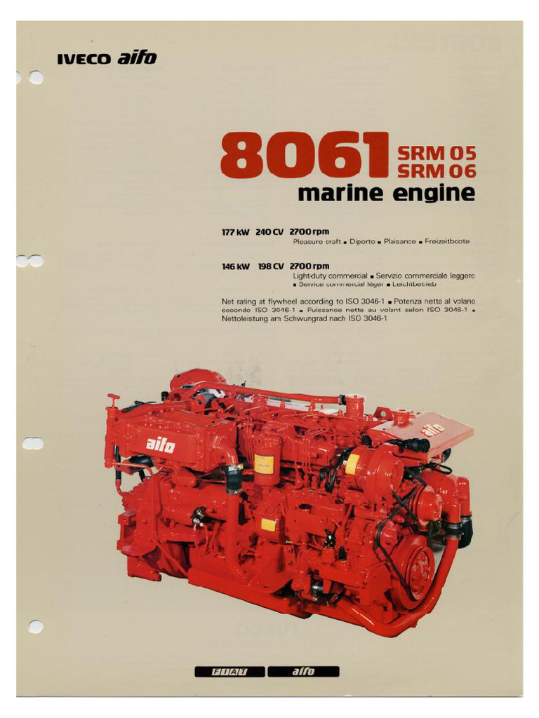 Ficha Técnica Motor Iveco | PDF