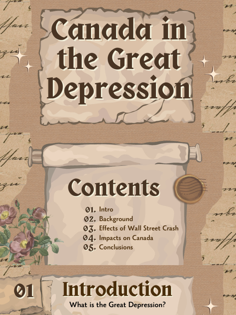 Canada in The Great Depression | PDF | Great Depression | Wall Street ...