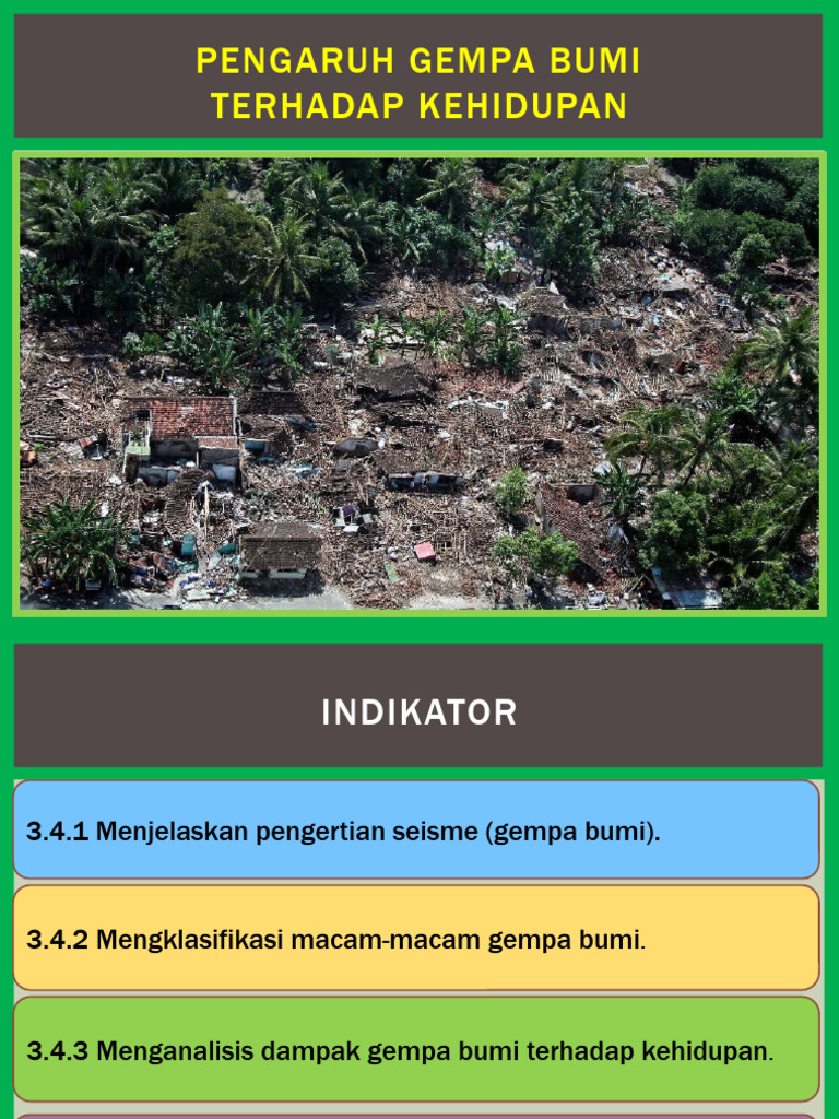 Pertemuan 4 Gempa Bumi | PDF | Sains & Matematika