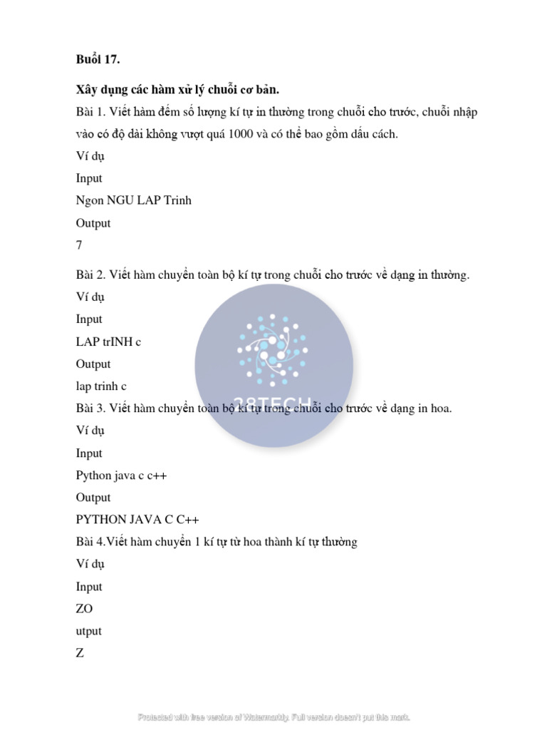 (28tech) - BUOI 17 | PDF