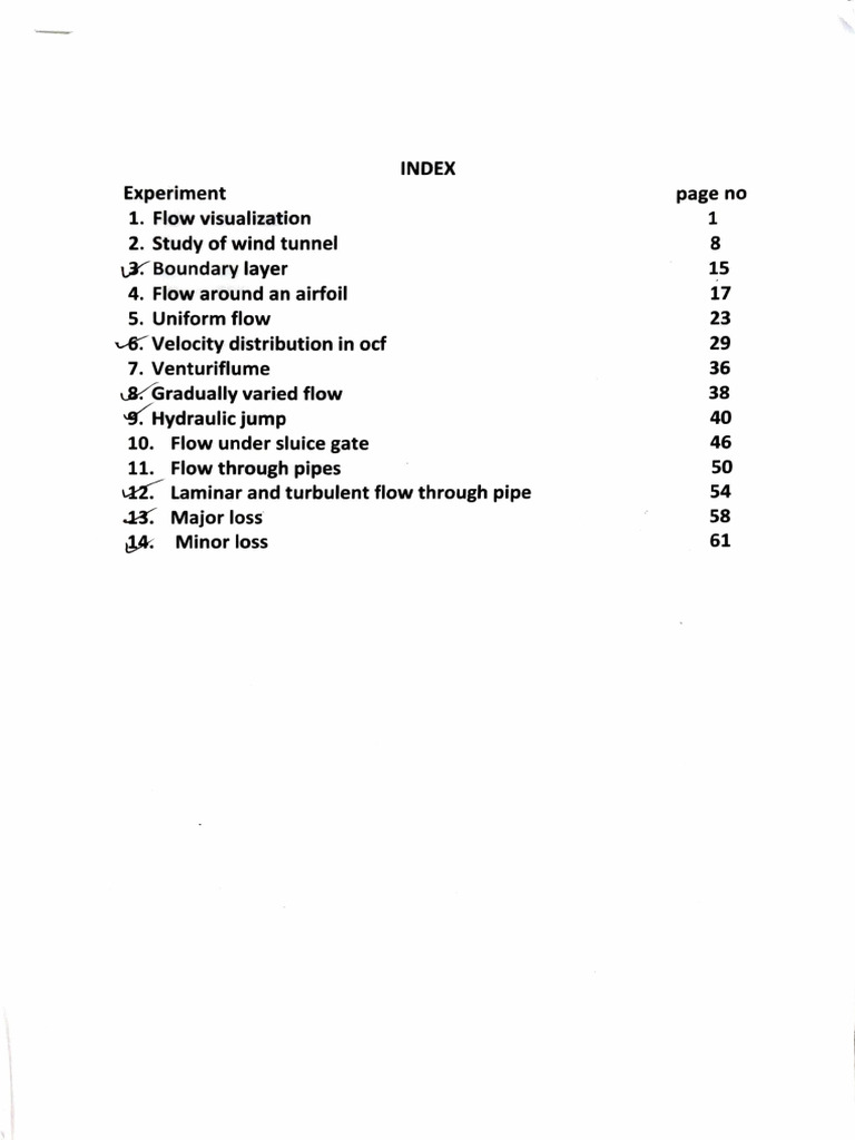 Hydraulics Lab Manual | PDF
