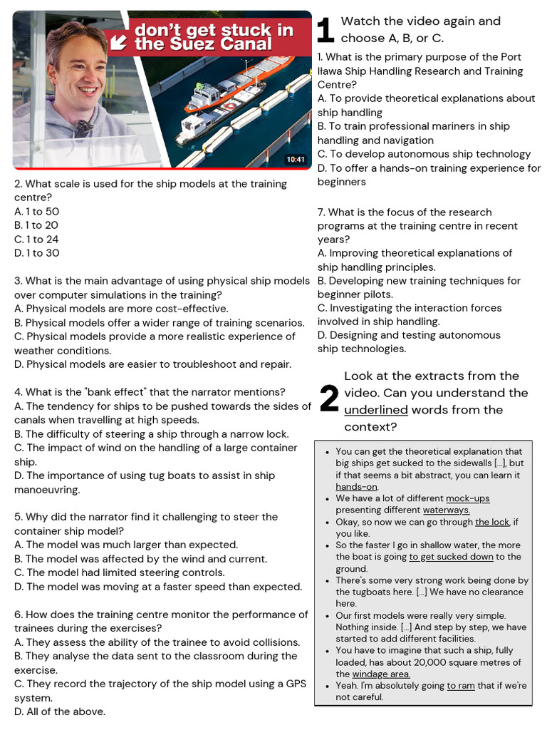 Ship Handling Training Centre Insights | PDF | Ships