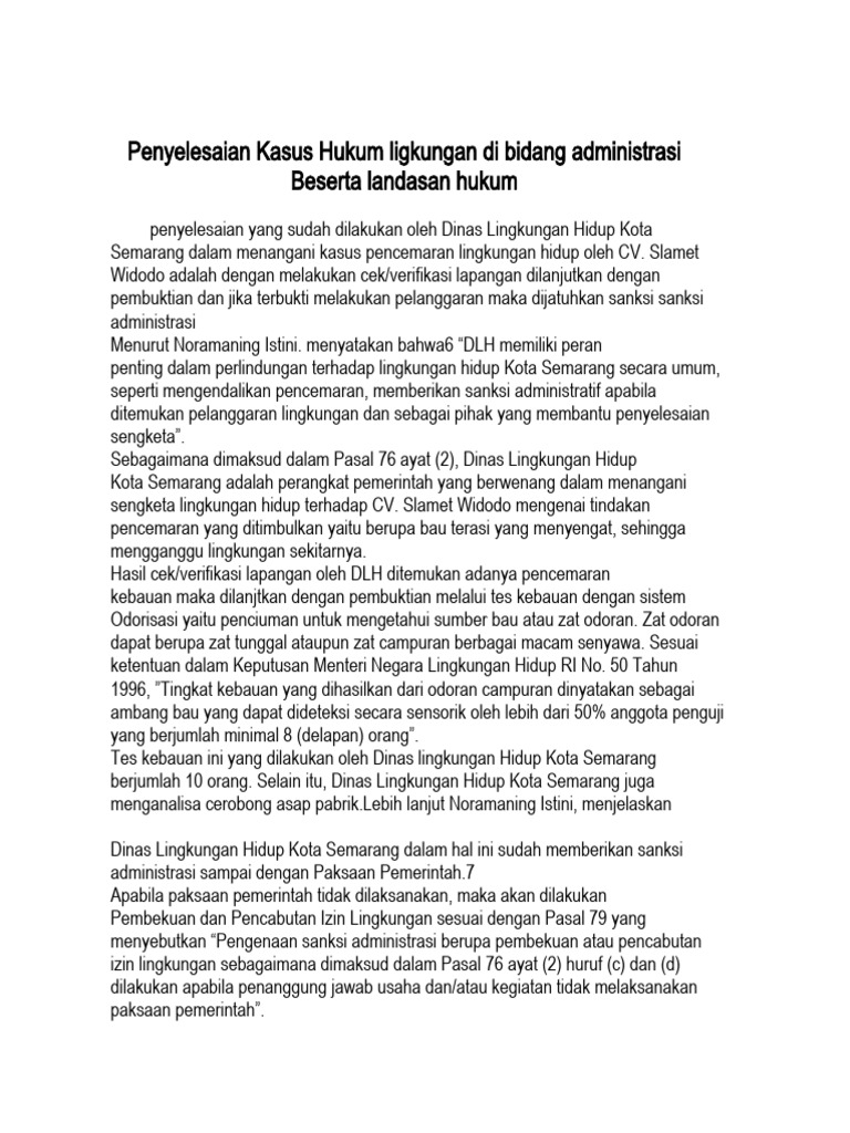 KHM Lingkungan | PDF