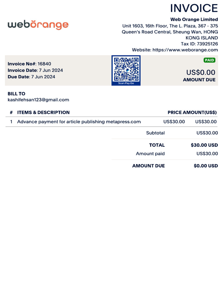 Invoice - 16840 | PDF