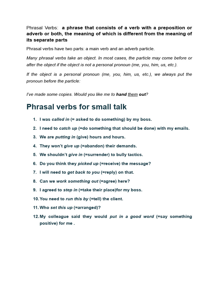 PV Work | PDF | Verb | Semantic Units