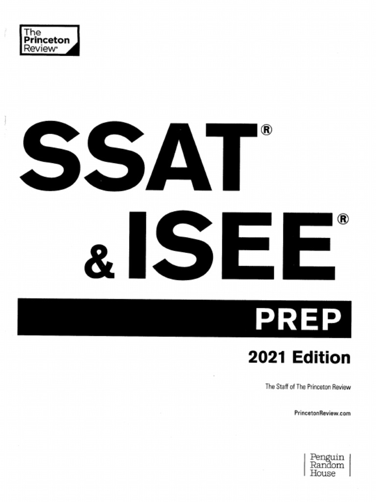 Princeton SSAT - Isee.prep | PDF