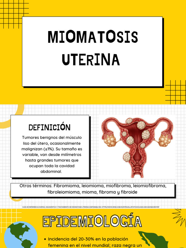 Miomatosis Uterina, Adenomiosis Endometriosis | Descargar gratis PDF ...