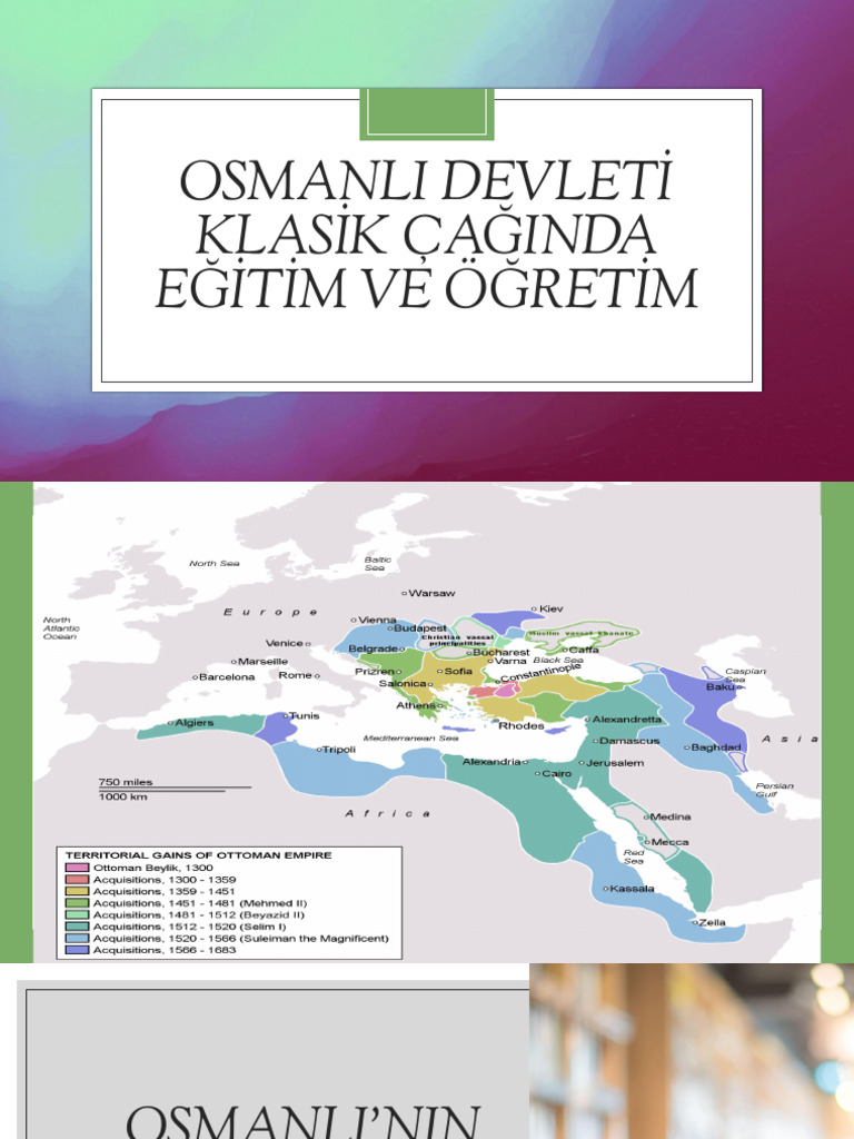 Osmanl Devleti Klasik A Nda E Itim Ve Retim | PDF