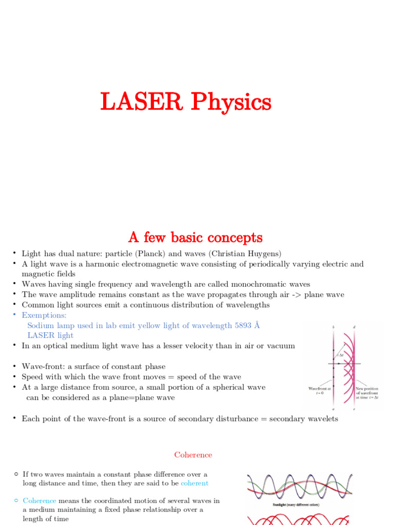 M4 Laser | PDF | Laser | Waves