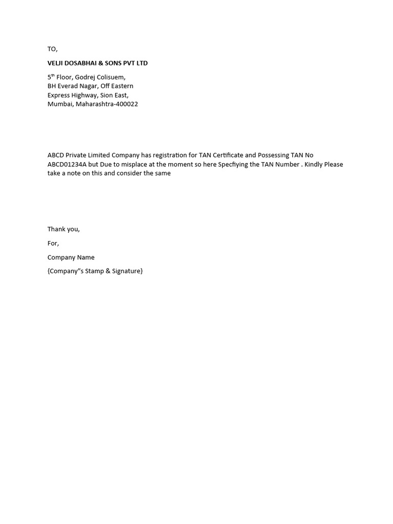 Tan Declaration | PDF