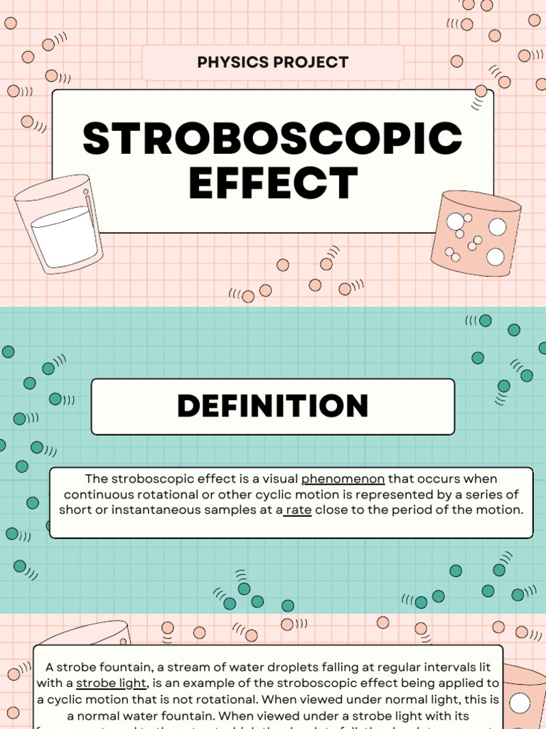 Physics Project-Stroboscopic Effect | PDF | Light