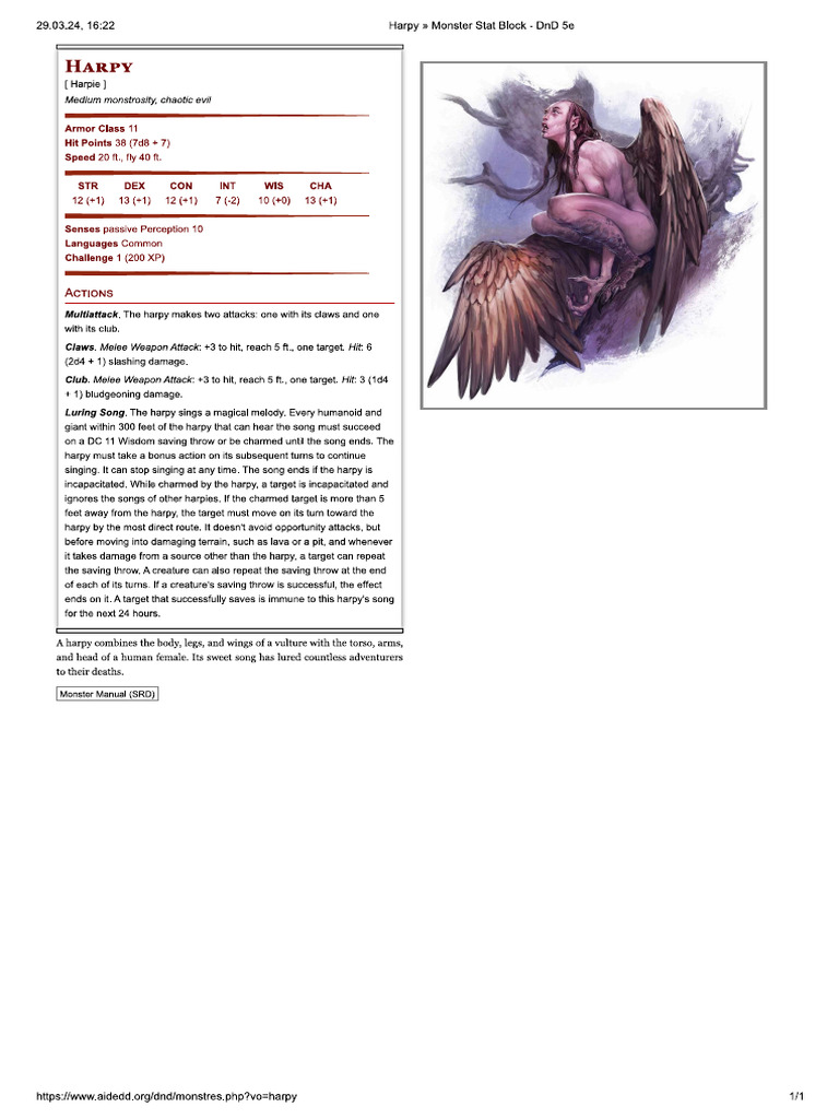 Cr1 - Harpy | PDF