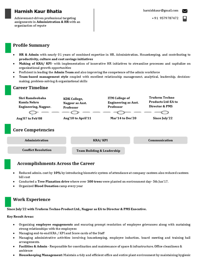 Resume Harnish Bhatia | PDF | Business | Economies