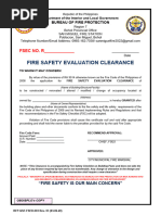 Fire Safety Evaluation Clearance (Fsec) | PDF | Law