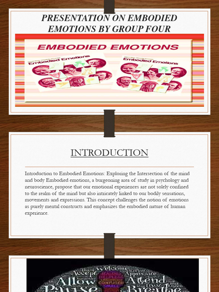 RP Group 4 Embodied Emotions | Download Free PDF | Emotions | Embodied ...