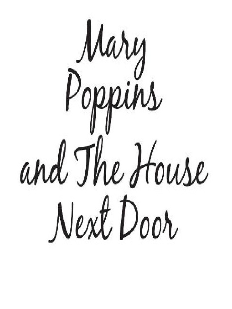 Mary Poppins and The House Next Door 07 Mary Poppins P L Travers | PDF