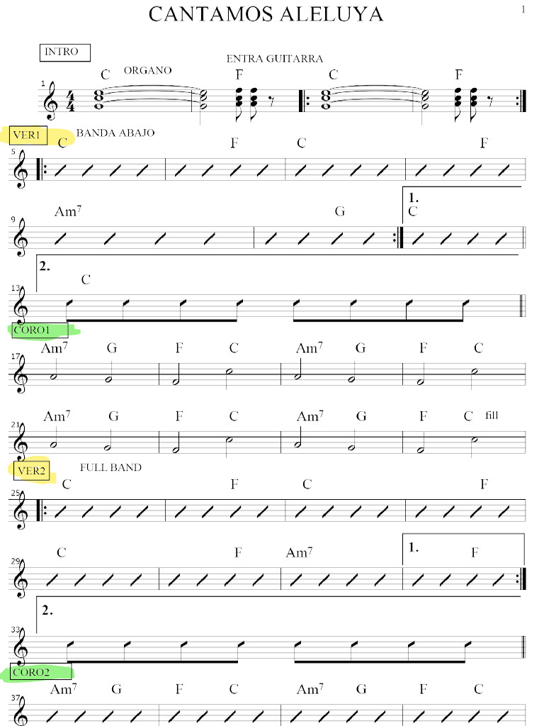 Cantamos Aleluya | PDF